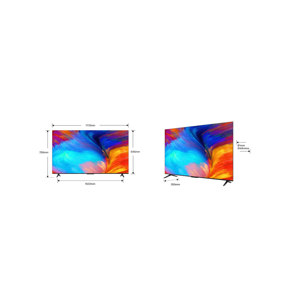 TV LED 50" TCL 50P635 GOOGLE 4K UHD - Laser Eletro