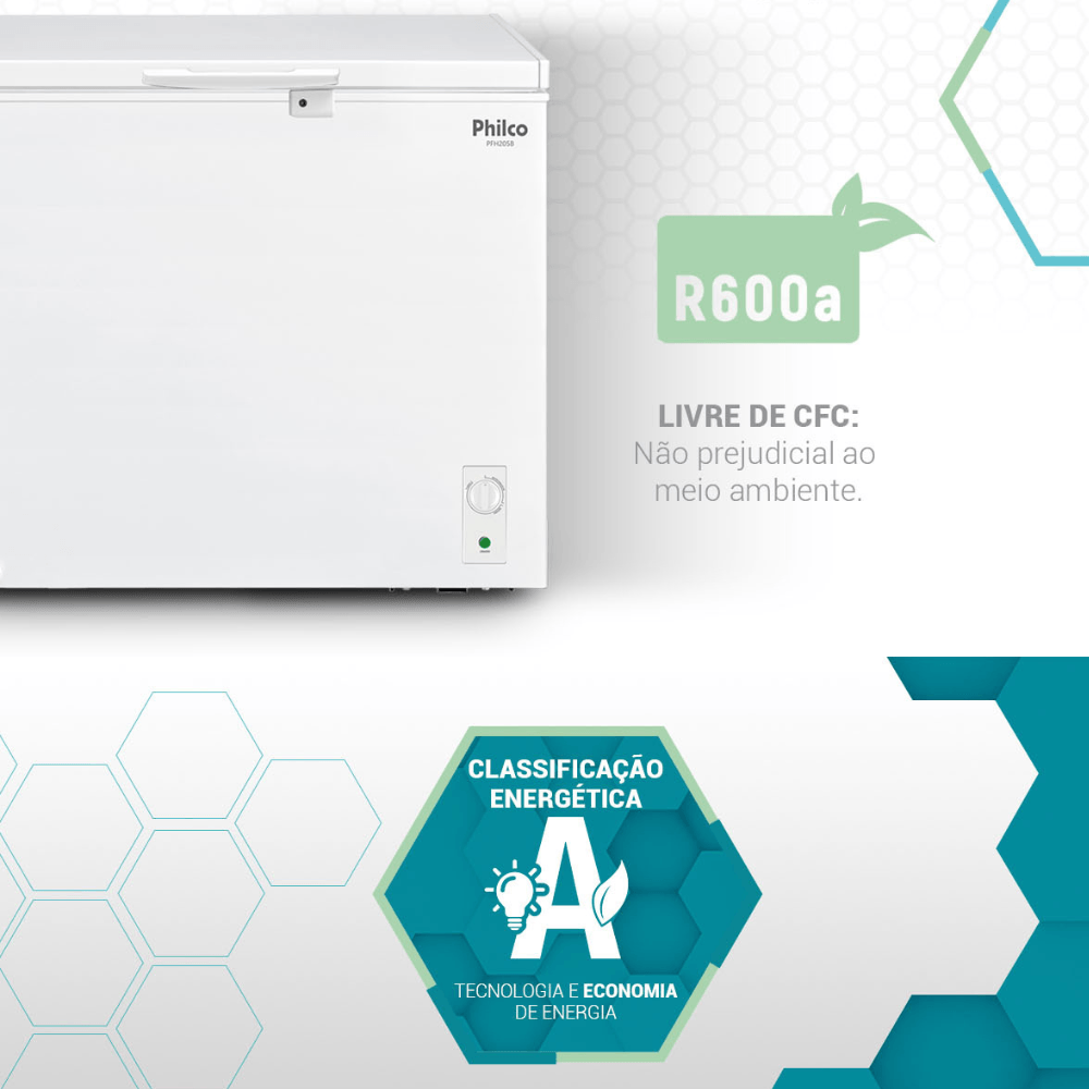 FREEZER HORIZONTAL 199L PHILCO PFH205B BR 220V - Laser Eletro