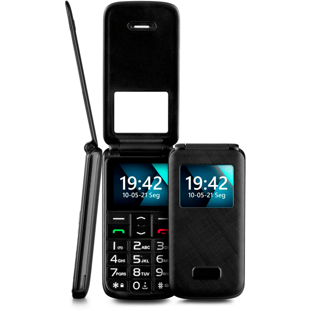 CELULAR MULTI FLIP VITA LITE P9142 PRETO - Laser Eletro