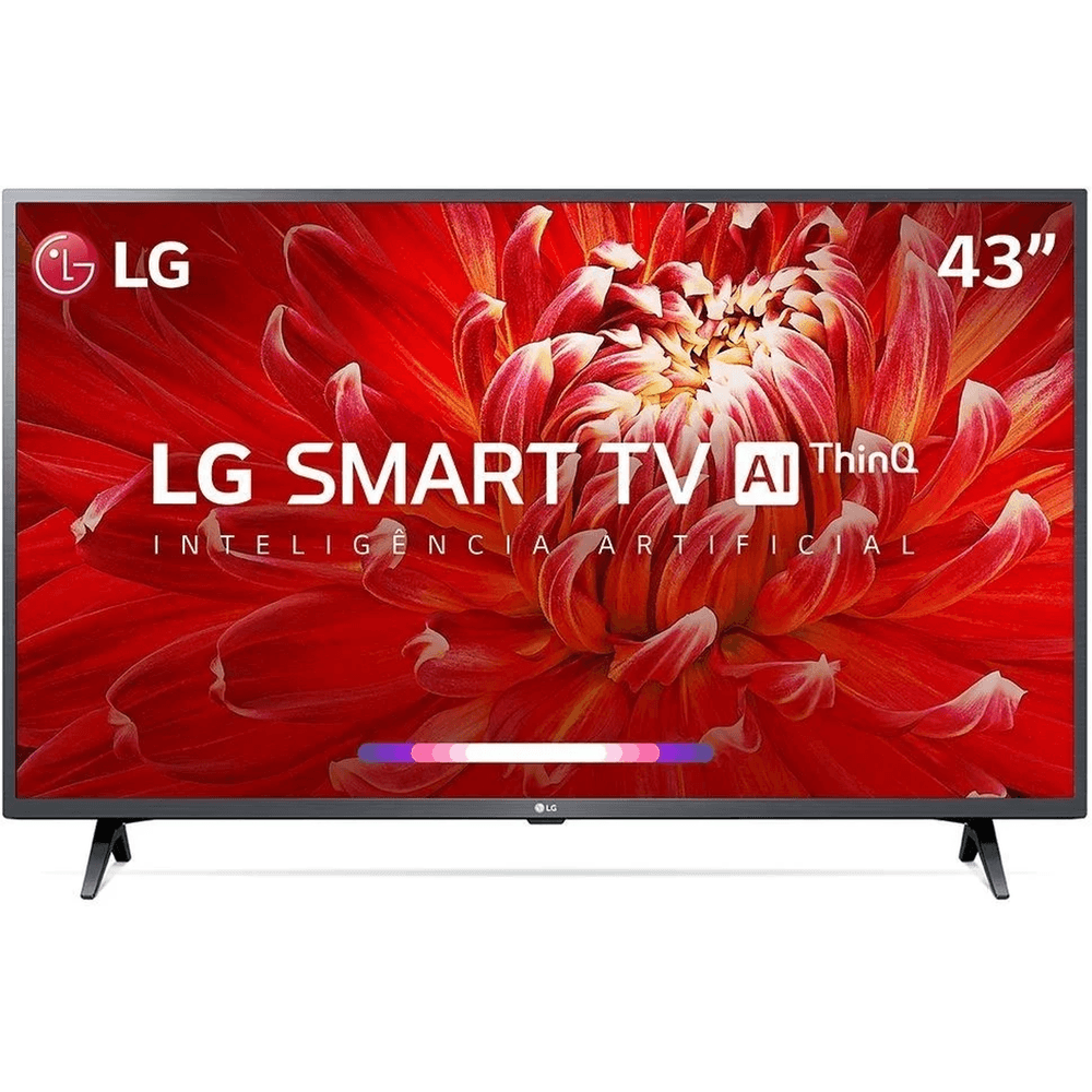 TV LED 43 LG 43LM6300 TQAI FHD SMART TV HDR ATIVO WEBOS 4.5 LG THINQ AI PROCESSADOR QUAD CORE Laser Eletro